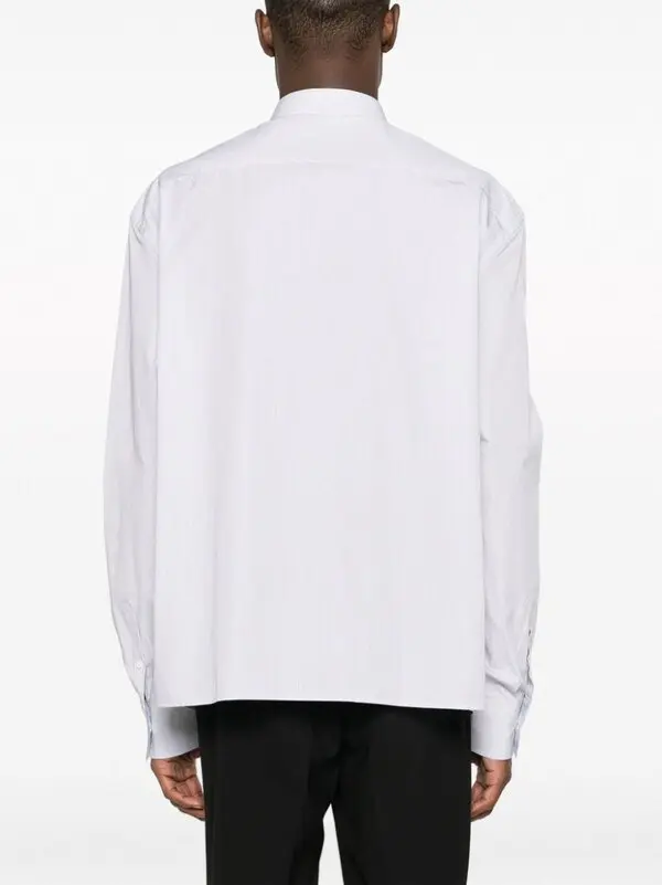 LANVIN Pinstripe-print Cotton Shirt