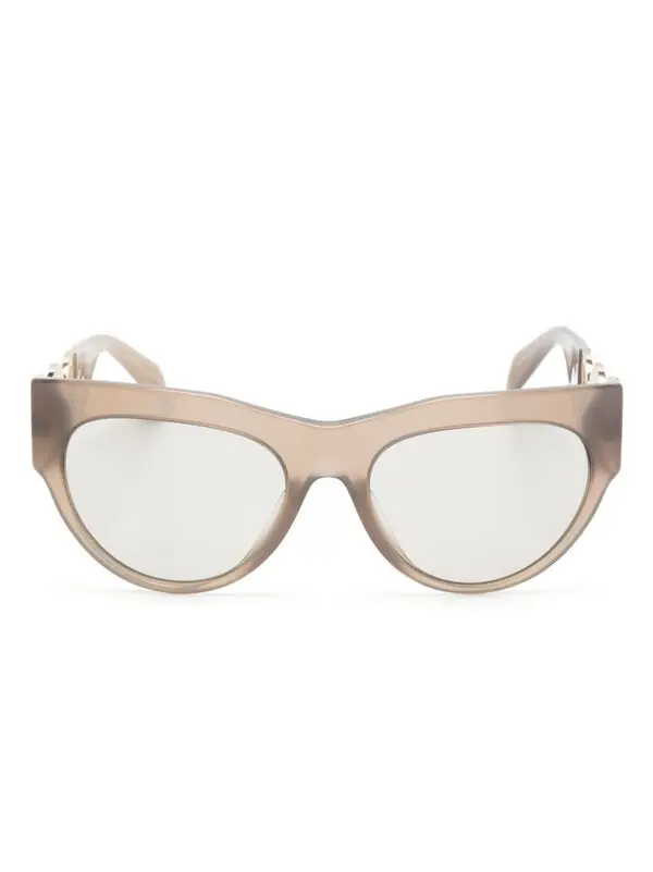 Versace Winged Medusa Cat-eye Sunglasses - Brown