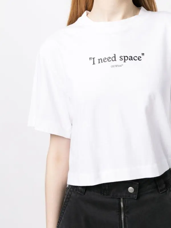 Off-White Slogan-print Cotton T-shirt