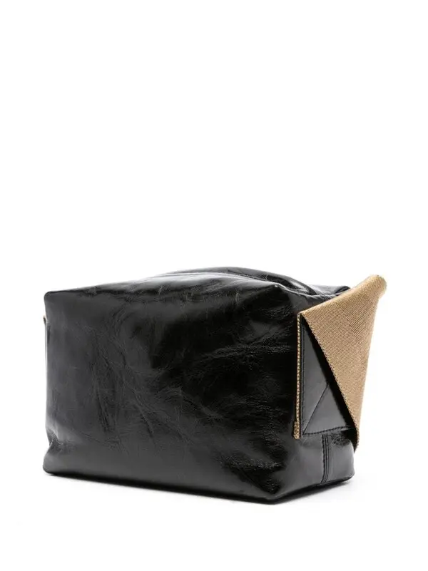 UMA WANG Structured Leather Cross Body Bag