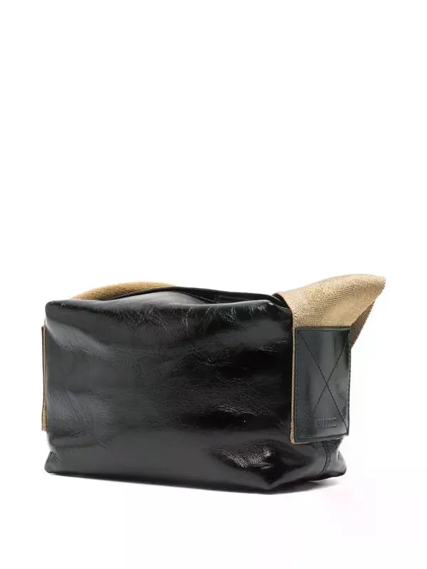 UMA WANG Structured Leather Cross Body Bag