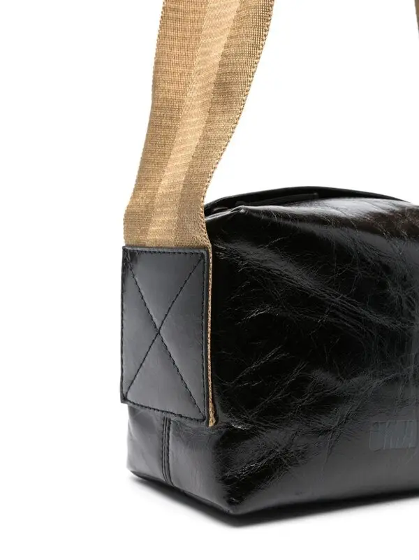 UMA WANG Structured Leather Cross Body Bag