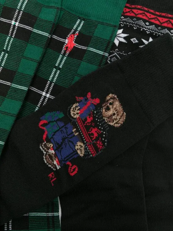 Polo Ralph Lauren Mix-print Sock Pack