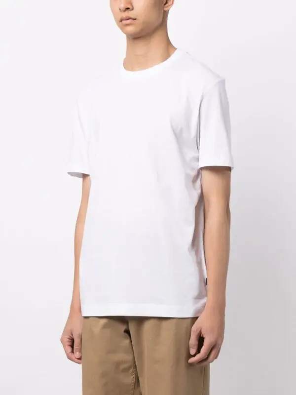 BOSS Cotton-jersey T-shirt With Logo Detail - White