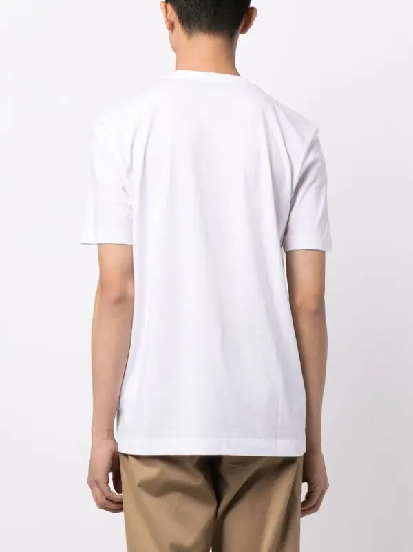 BOSS Cotton-jersey T-shirt With Logo Detail - White