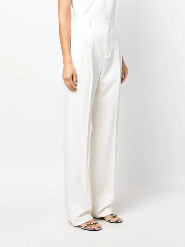 Saint Laurent Silk Wide-leg Trousers