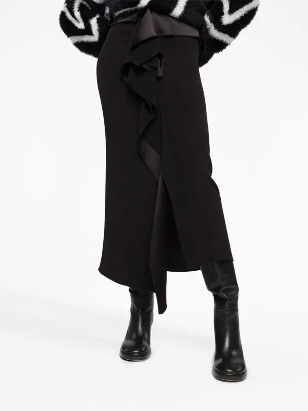 AZ FACTORY Ruffled Midi Skirt