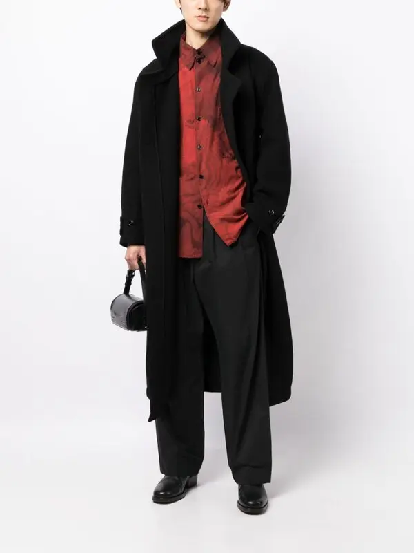 LEMAIRE Belted Double-breasted Coat