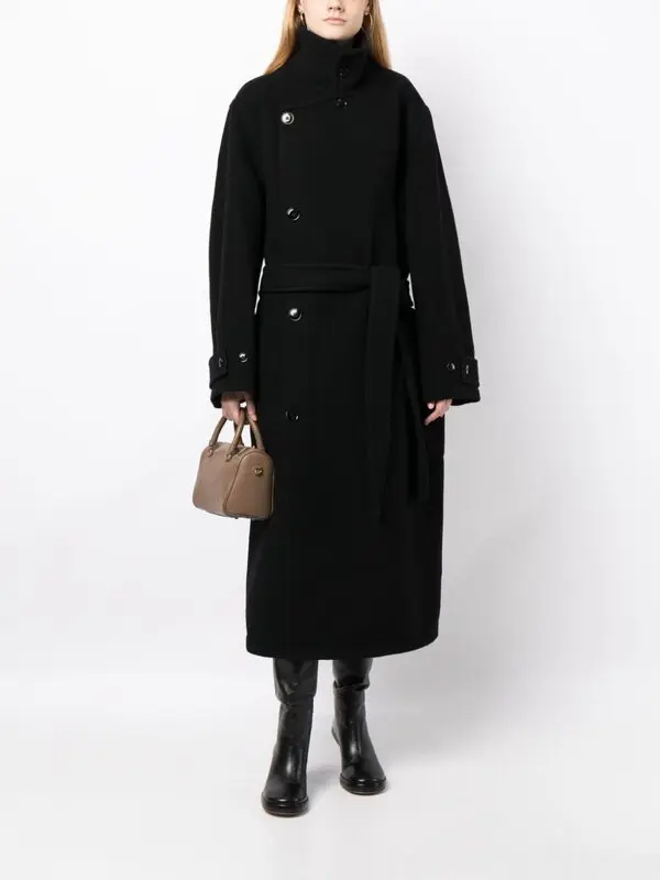 LEMAIRE Belted Double-breasted Coat