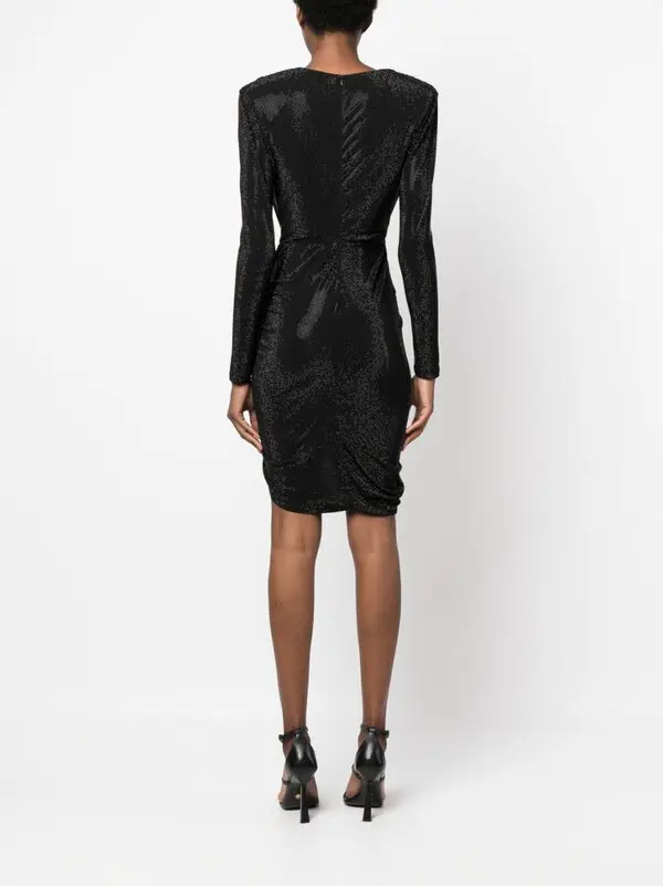 Philipp Plein Crystal-embellished Minidress - Black