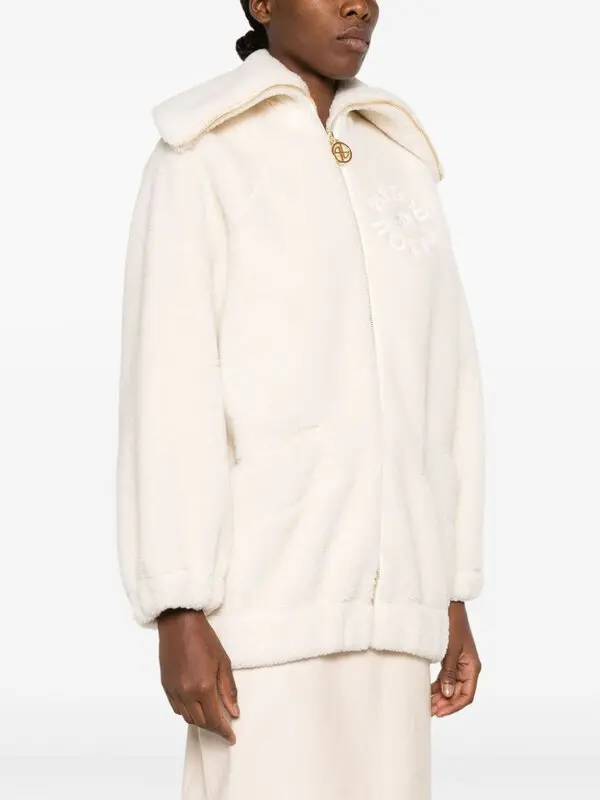 PATOU Logo-embroidered Fleece Jacket