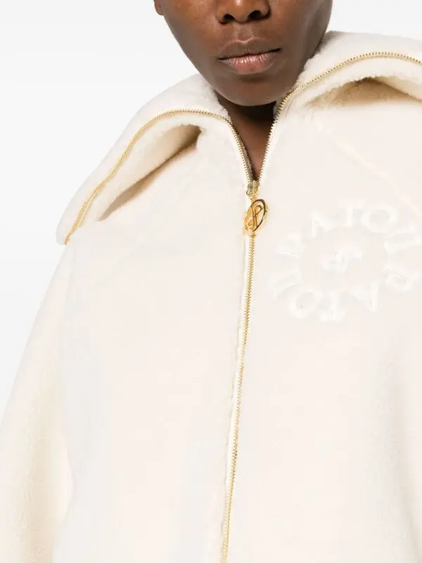 PATOU Logo-embroidered Fleece Jacket