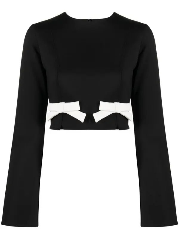 Viktor & Rolf Bow-detail Cropped Top