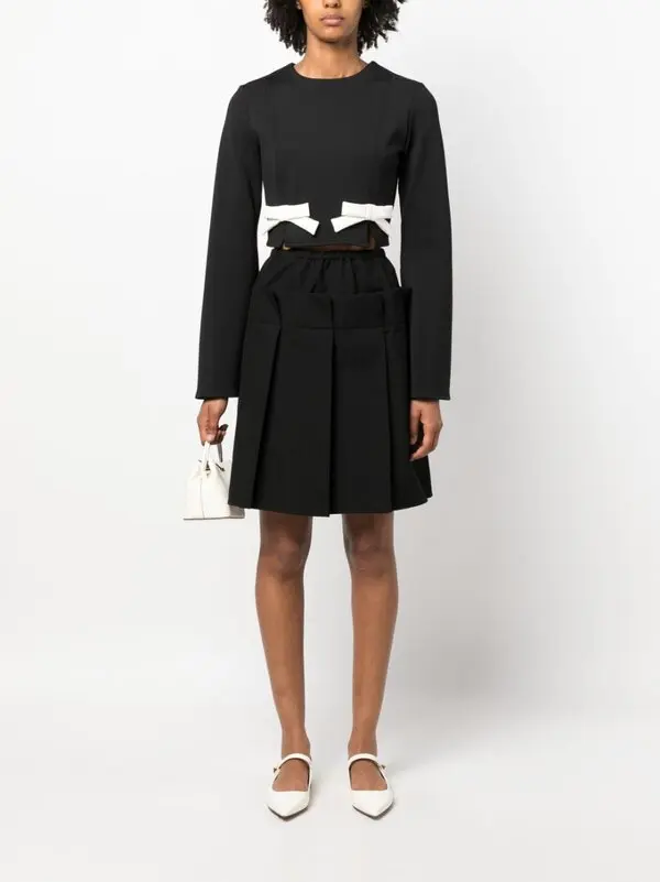 Viktor & Rolf Bow-detail Cropped Top