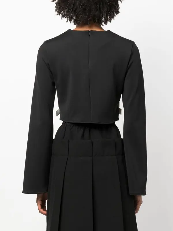Viktor & Rolf Bow-detail Cropped Top