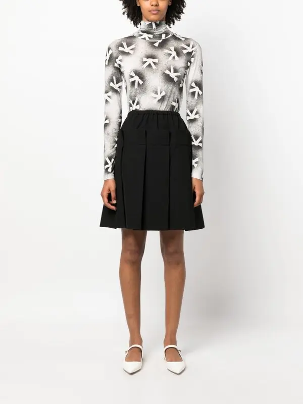 Viktor & Rolf Bow-print Roll-neck Top