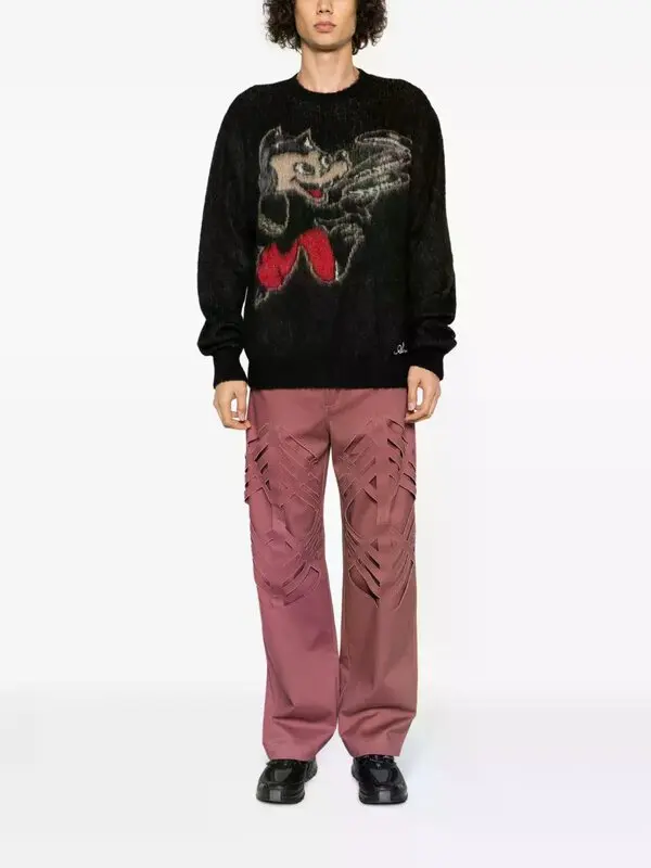Amiri Record Wolf Knitted Jumper