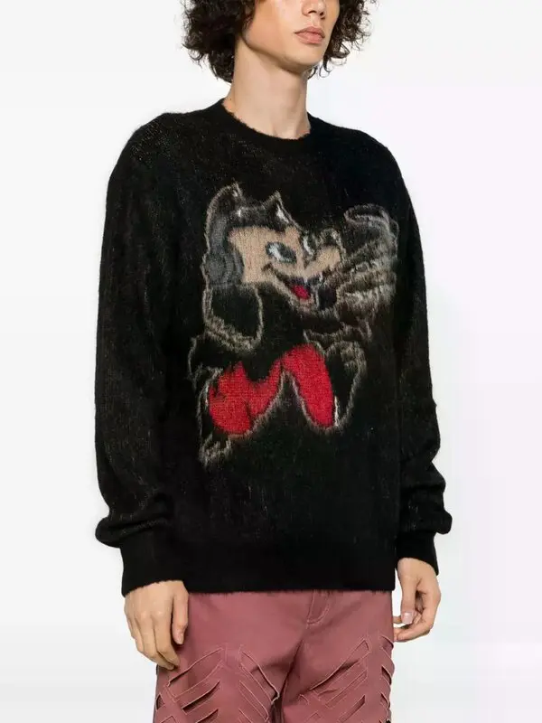 Amiri Record Wolf Knitted Jumper