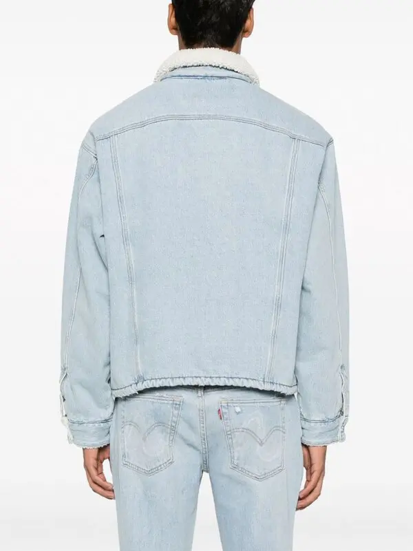 ERL X Levi's Sherpa Trucker Denim Jacket
