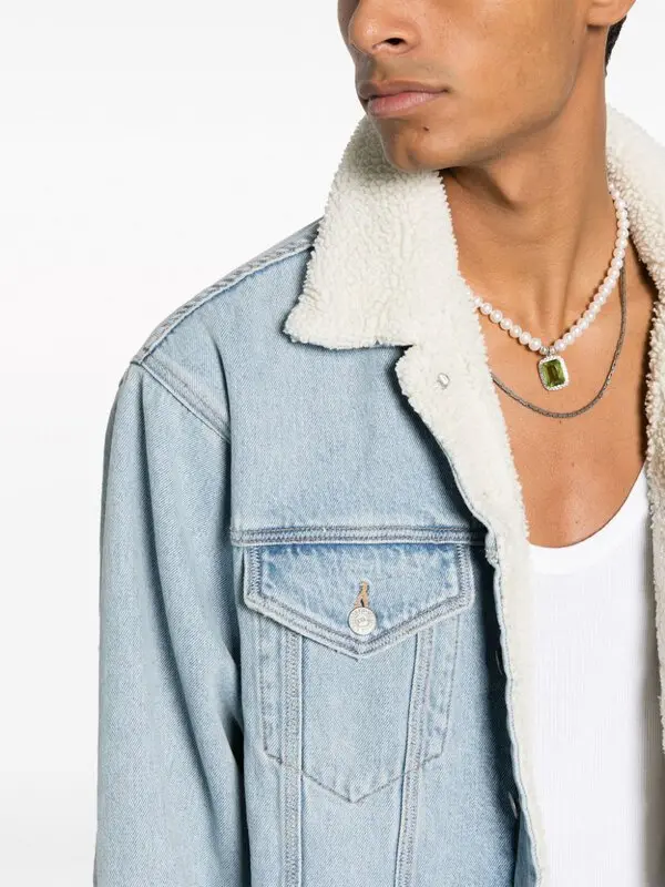 ERL X Levi's Sherpa Trucker Denim Jacket