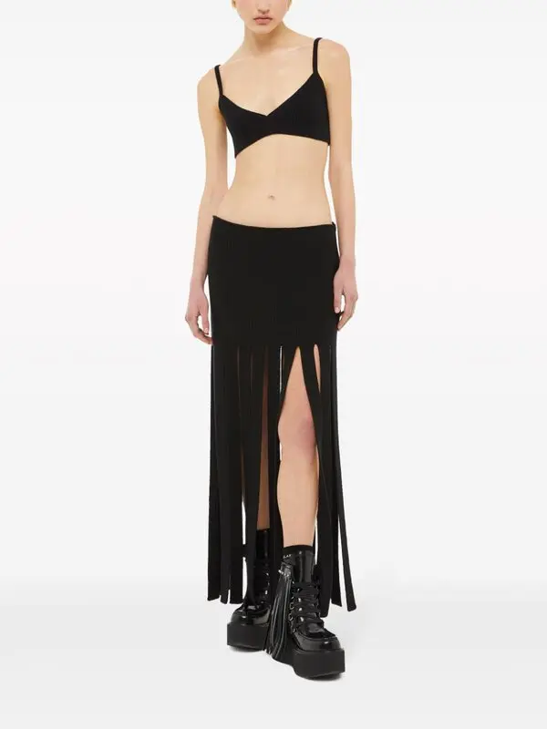 Alanui Fair Winds Fringed Skirt