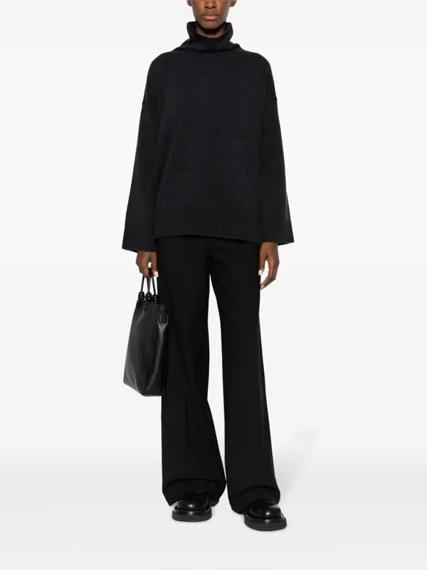 Aspesi Roll-neck Cashmere Jumper - Grey
