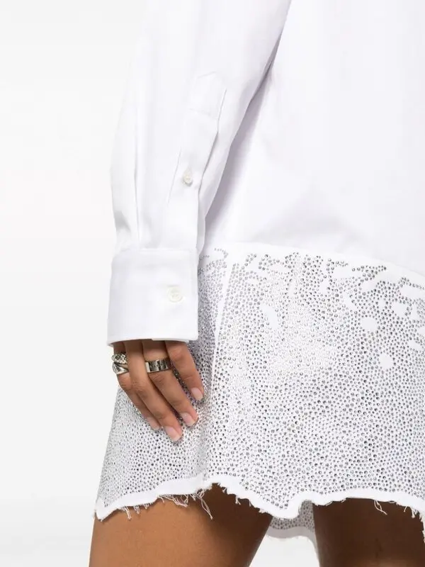 JW Anderson Crystal-embellished Shirtdress