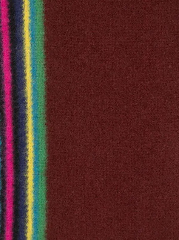 Paul Smith Striped-edge Wool Scarf