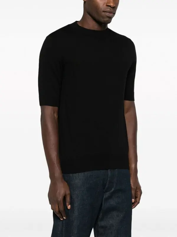 BALLANTYNE Fine-knit Wool T-shirt