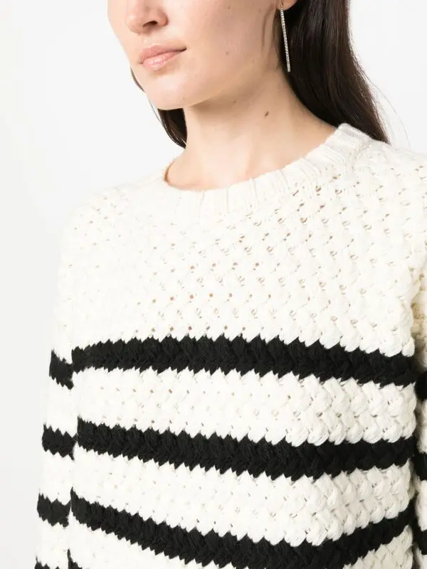 Alanui The Mariner Striped Wool Jumper