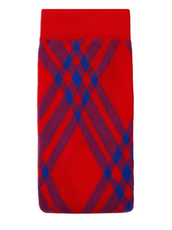 Burberry Check-pattern Wool Blend Tights