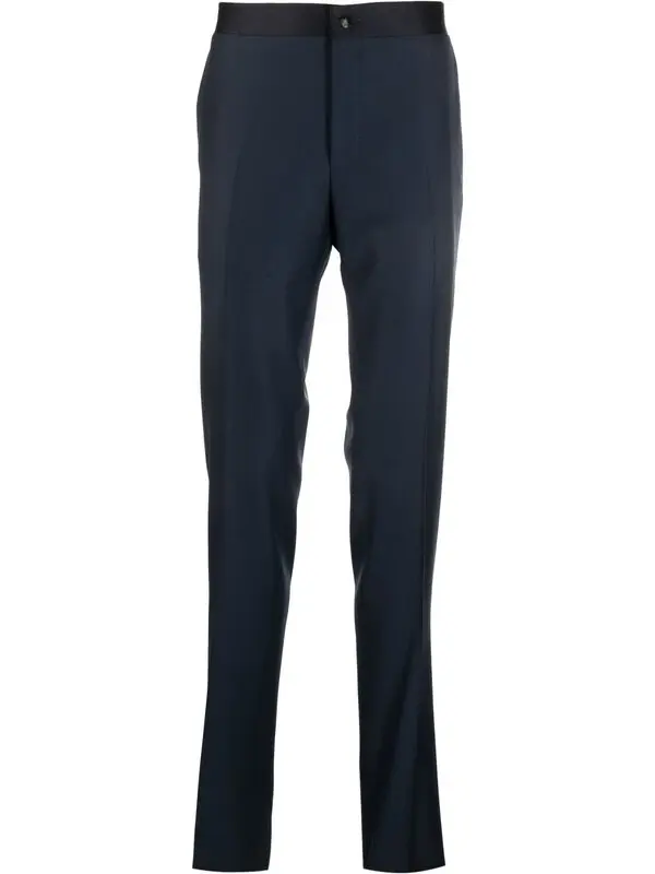 Canali Tailored Wool Trousers