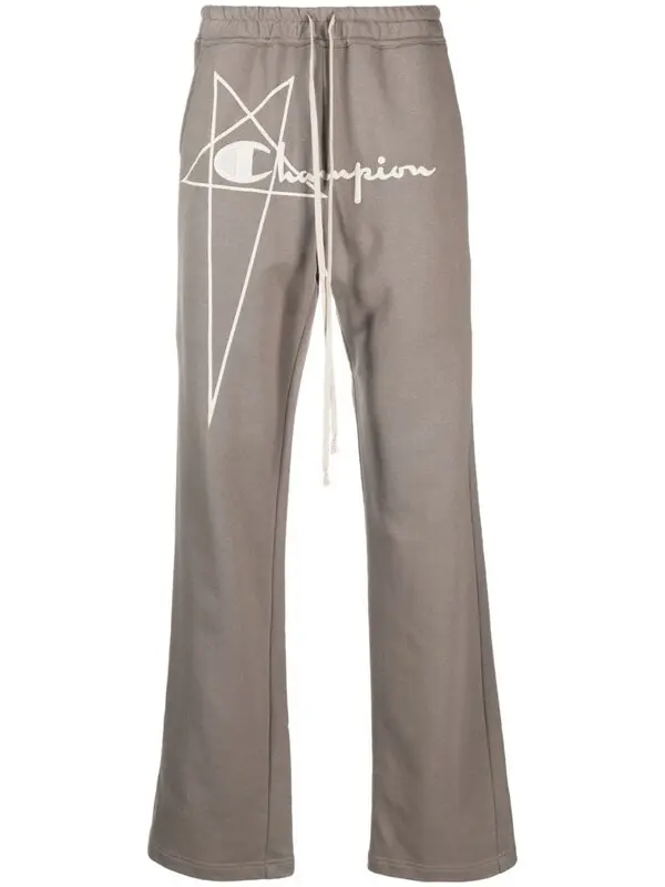 Rick Owens X Champion Dietrich Logo-embroidered Track Pants
