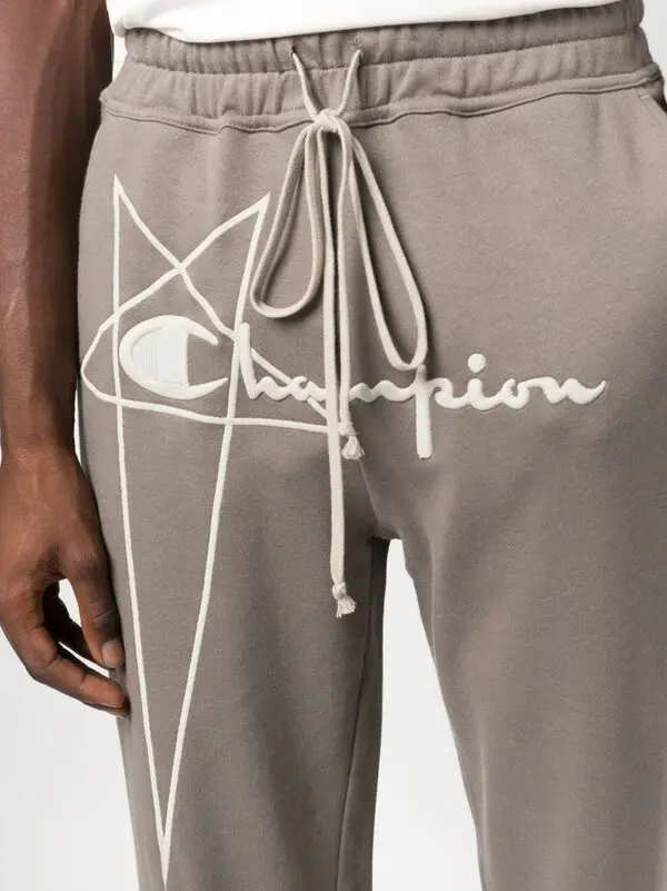 Rick Owens X Champion Dietrich Logo-embroidered Track Pants