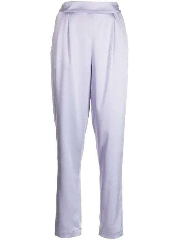 FLEUR DU MAL Pleated Tuxedo Trousers