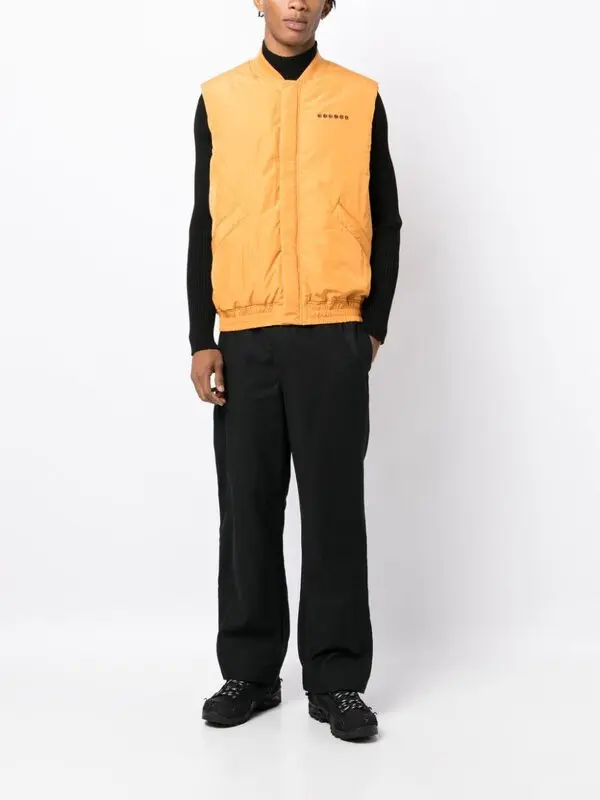 COUNTY OF MILAN Marcelo Burlon Logo-print Padded Gilet