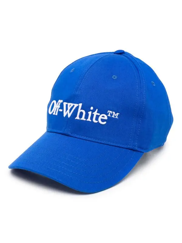 Off-White Bookish Dril Baseball Cap - Blue