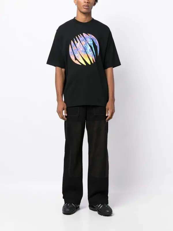 COUNTY OF MILAN County Lunar Cotton T-shirt - Black
