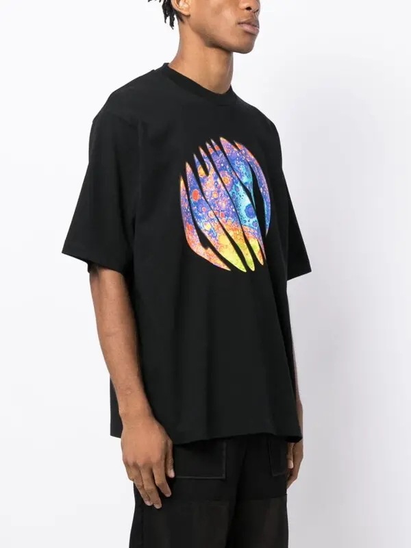 COUNTY OF MILAN County Lunar Cotton T-shirt - Black
