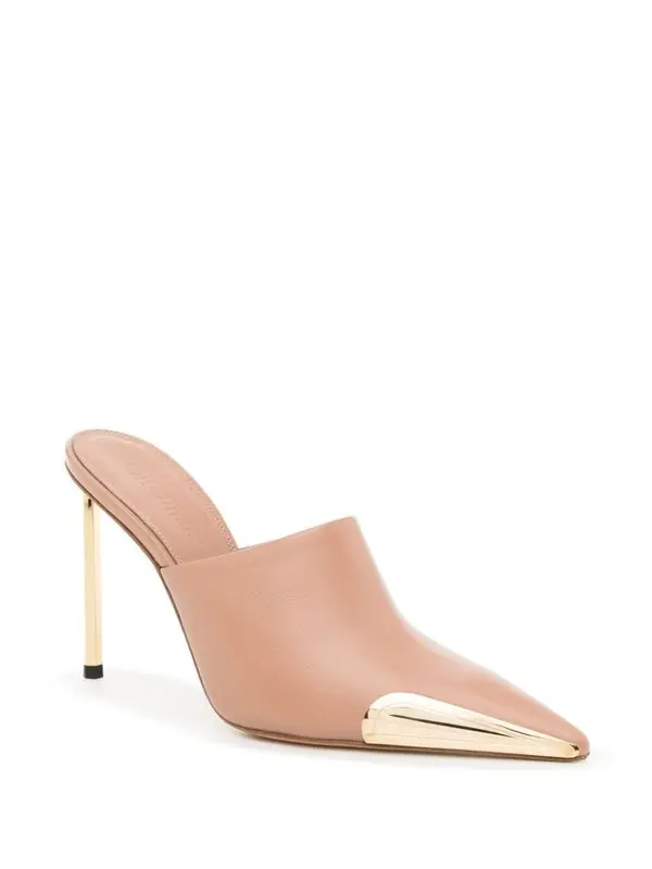 Off-White Allenframe Leather Mules