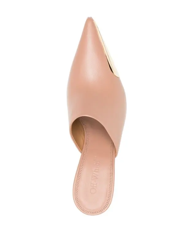Off-White Allenframe Leather Mules