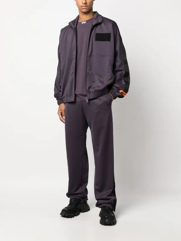 Heron Preston Appliqué Track Jacket - Purple