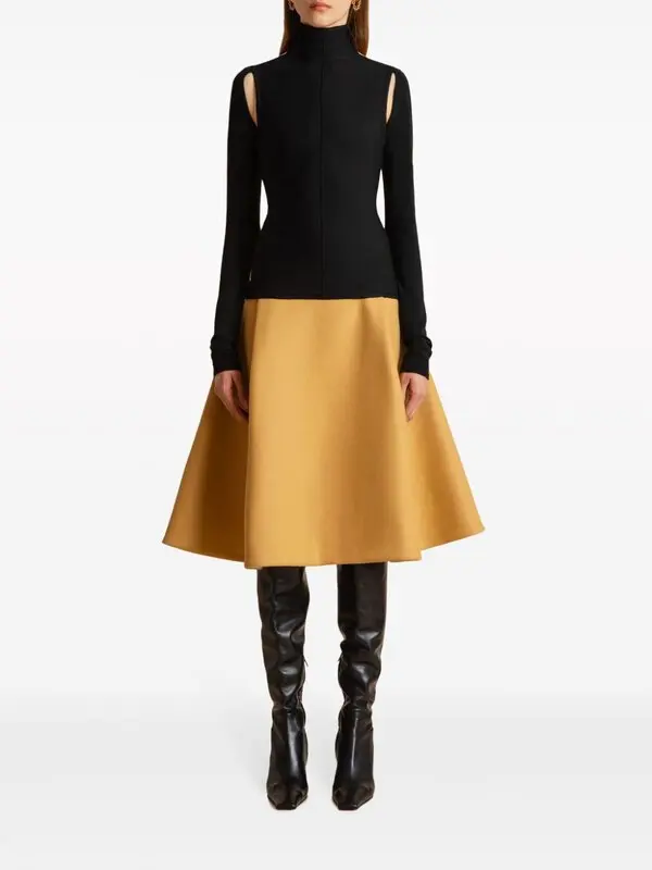 Khaite The Marlowe Wool Sweatshirt - Black