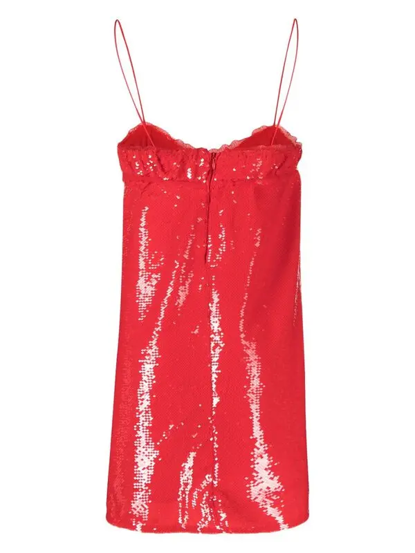 GANNI Sequin Embellished Mini Dress