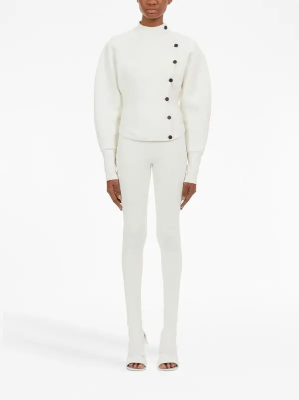FERRAGAMO Asymmetric Knitted Jacket