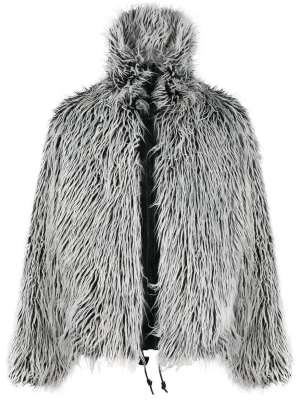 Dolce & Gabbana Funnel-neck Faux-fur Jacket