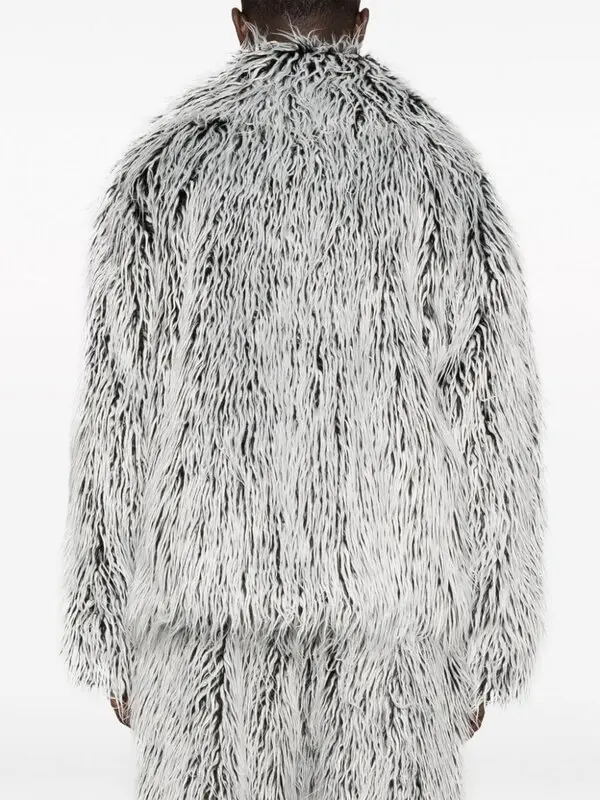 Dolce & Gabbana Funnel-neck Faux-fur Jacket