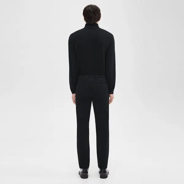 Theory Classic-fit Cotton Moleskin Pant - Black