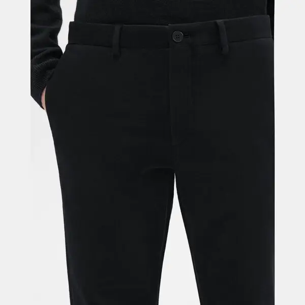 Theory Classic-fit Cotton Moleskin Pant - Black
