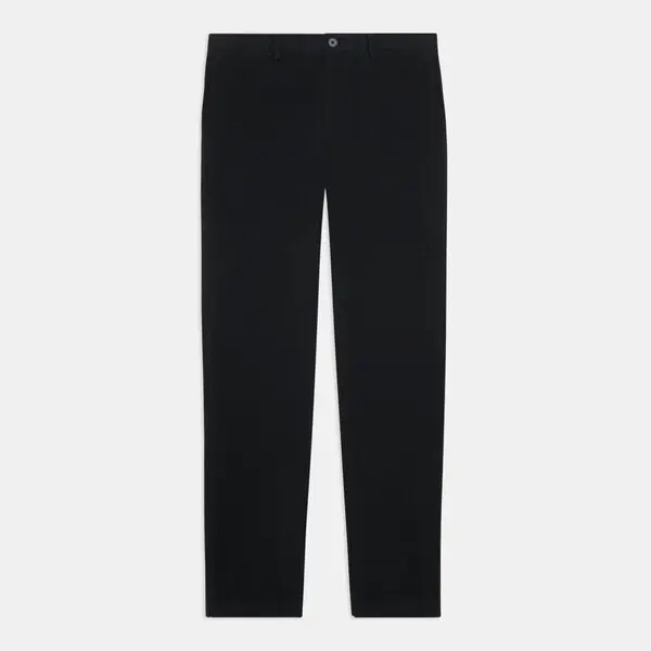 Theory Classic-fit Cotton Moleskin Pant - Black
